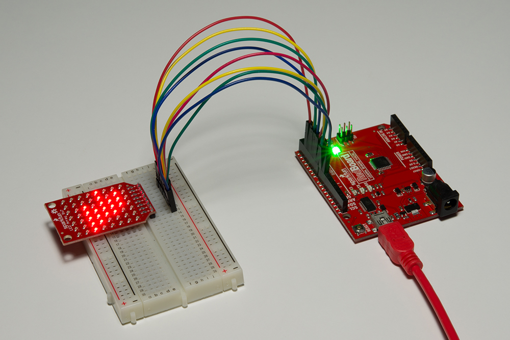 Sparkfun Led Array X Hookup Guide Sparkfun Learn
