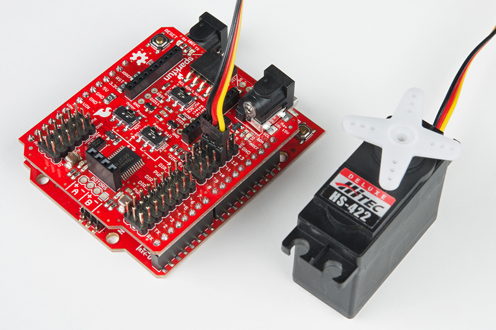 Wireless Motor Driver Shield Hookup Guide SparkFun Learn