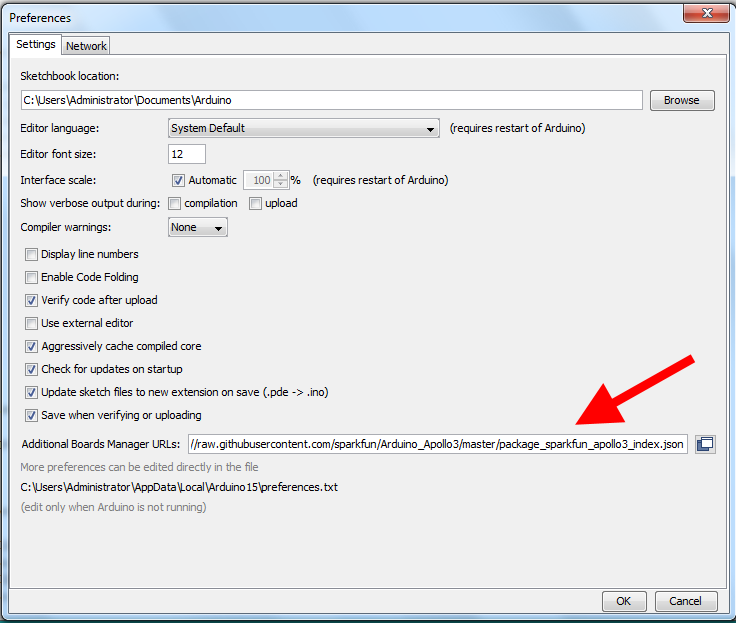 Artemis Development With Arduino Sparkfun Learn