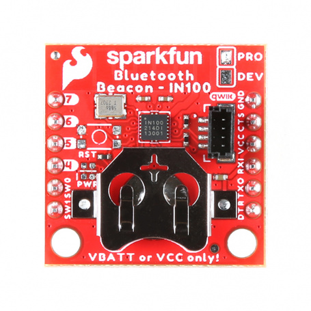 SparkFun NanoBeacon Board IN100 WRL 21327 SparkFun Electronics