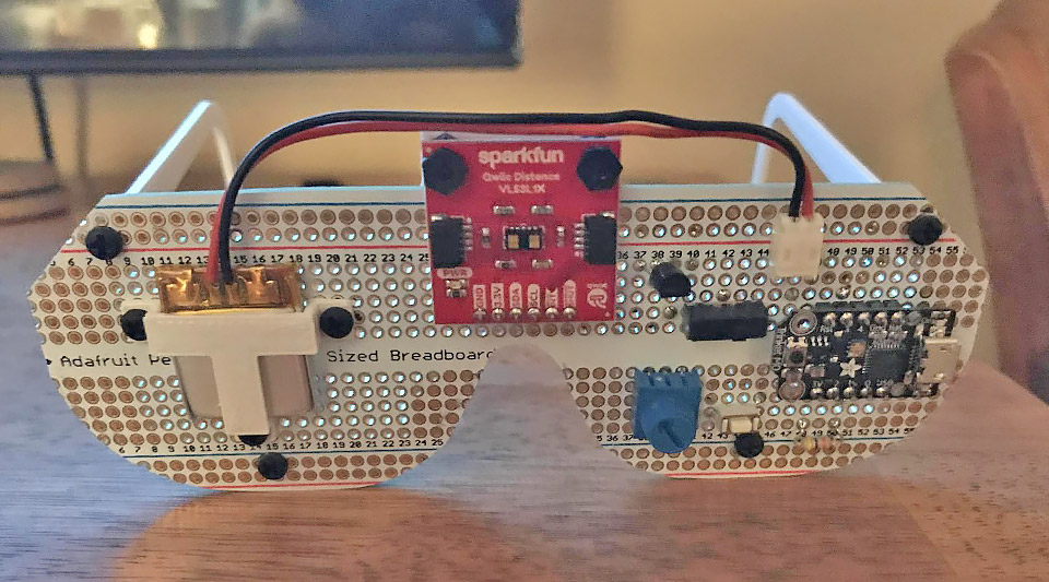 Alternate Vision Through Distance Sensing Glasses - News - SparkFun Electronics