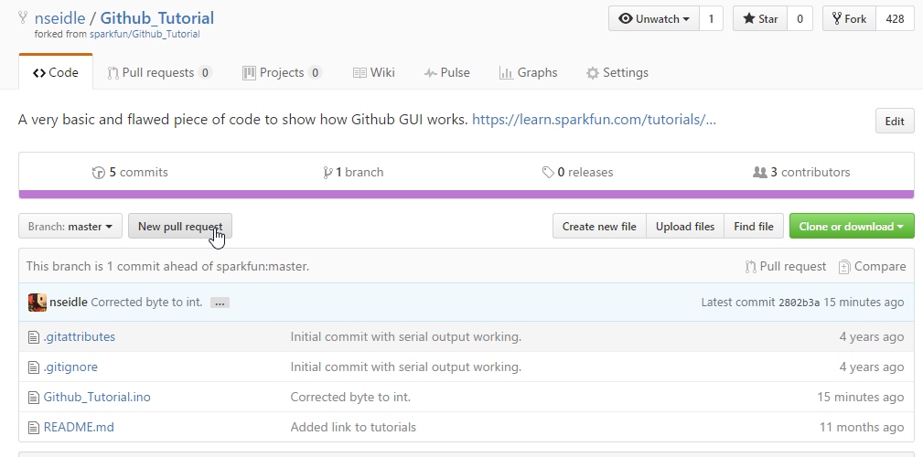 Using Github Sparkfun Learn