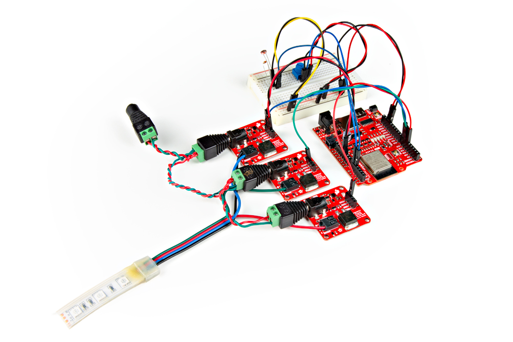 Fading with the MOSFET Power Switch and Buck Regulator - SparkFun Learn