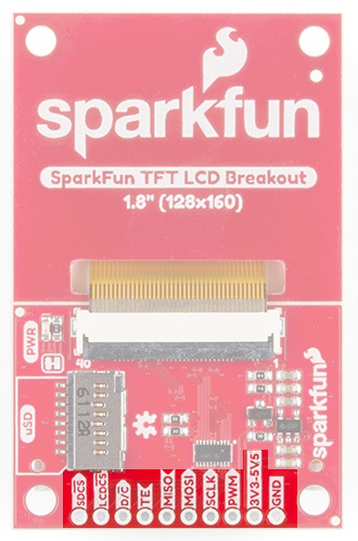 TFT LCD Breakout 1.8in 128x160 Hookup Guide - learn.sparkfun.com