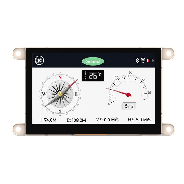 4D Systems GEN4-ULCD-43DCT Intelligent Display Module | elecena.pl ...