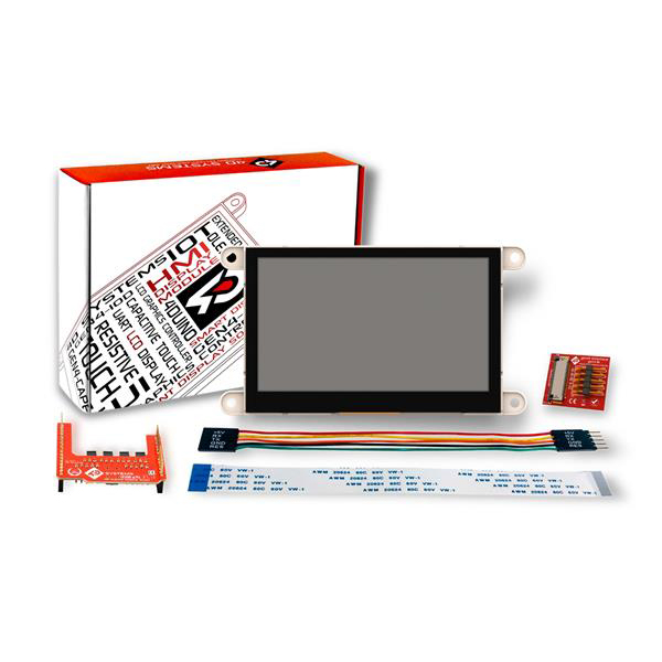 4d Systems Gen4 Ulcd 43dct Intelligent Display Module W Arduino Adaptor Shield Ii Elecenapl
