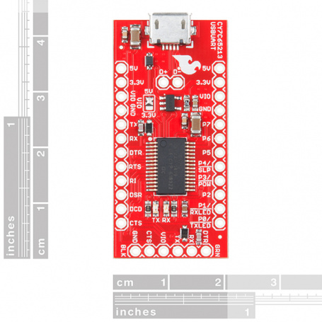 SparkFun USB UART Serial Breakout - CY7C65213 - BOB-13830 - SparkFun ...