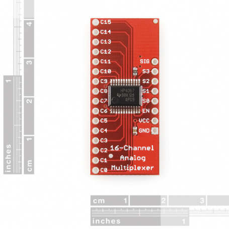 SparkFun Analog/Digital MUX Breakout - CD74HC4067 - BOB-09056 ...